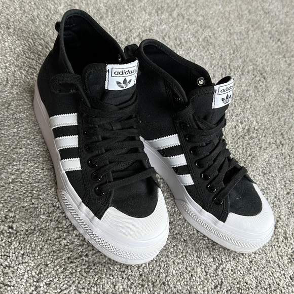 adidas | Shoes | Adidas Womens Hightop Platform Sneakers Euc | Poshmark